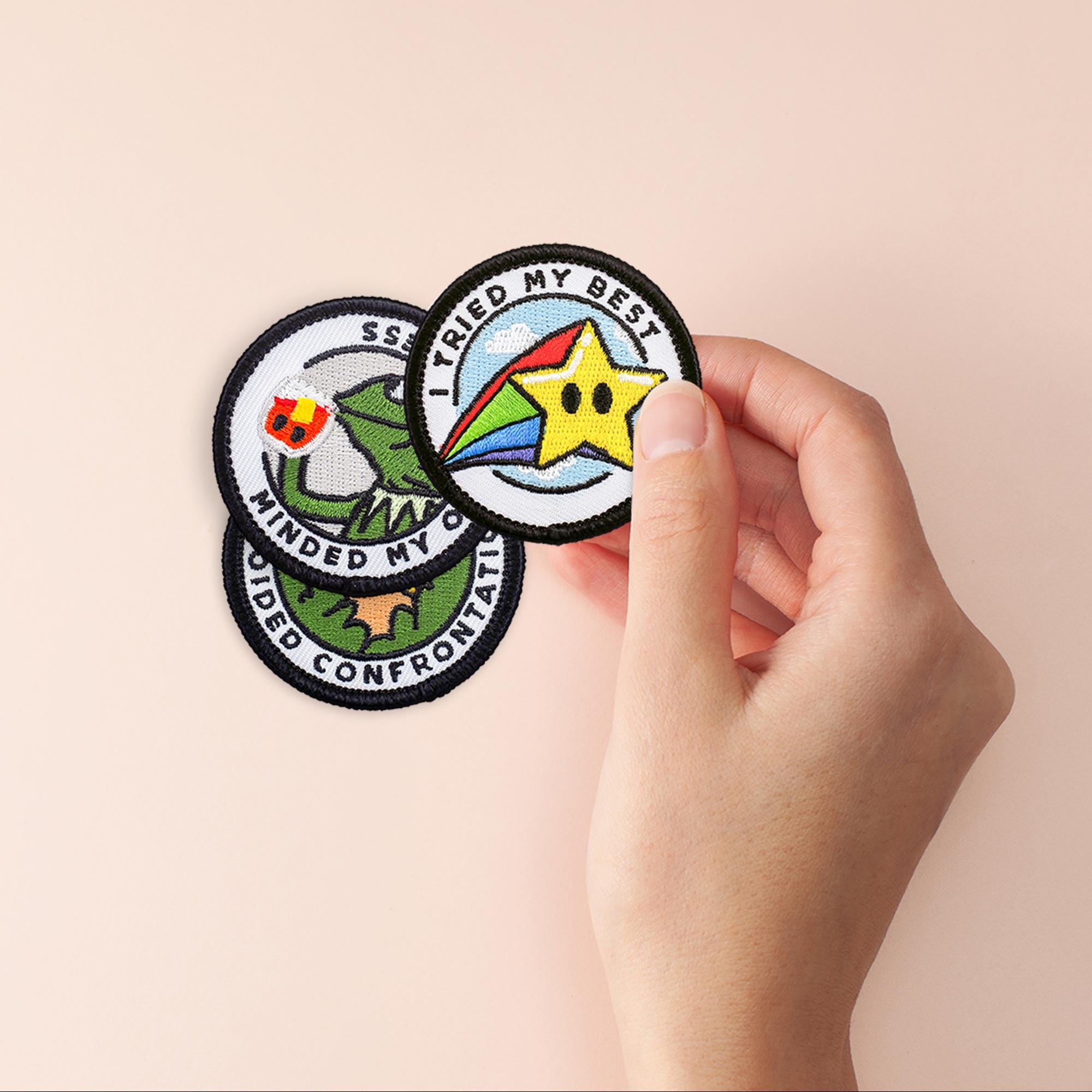 Adulting Merit Badge Embroidered Iron-On Patches (Funny - Set 1 ...