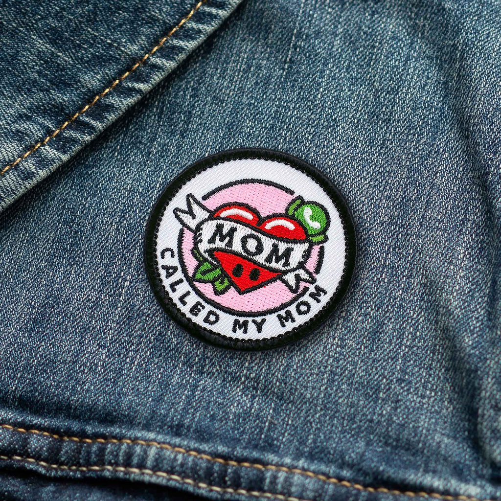 Adulting Merit Badge Embroidered Iron-On Patch (Called My Mom) – Winks ...