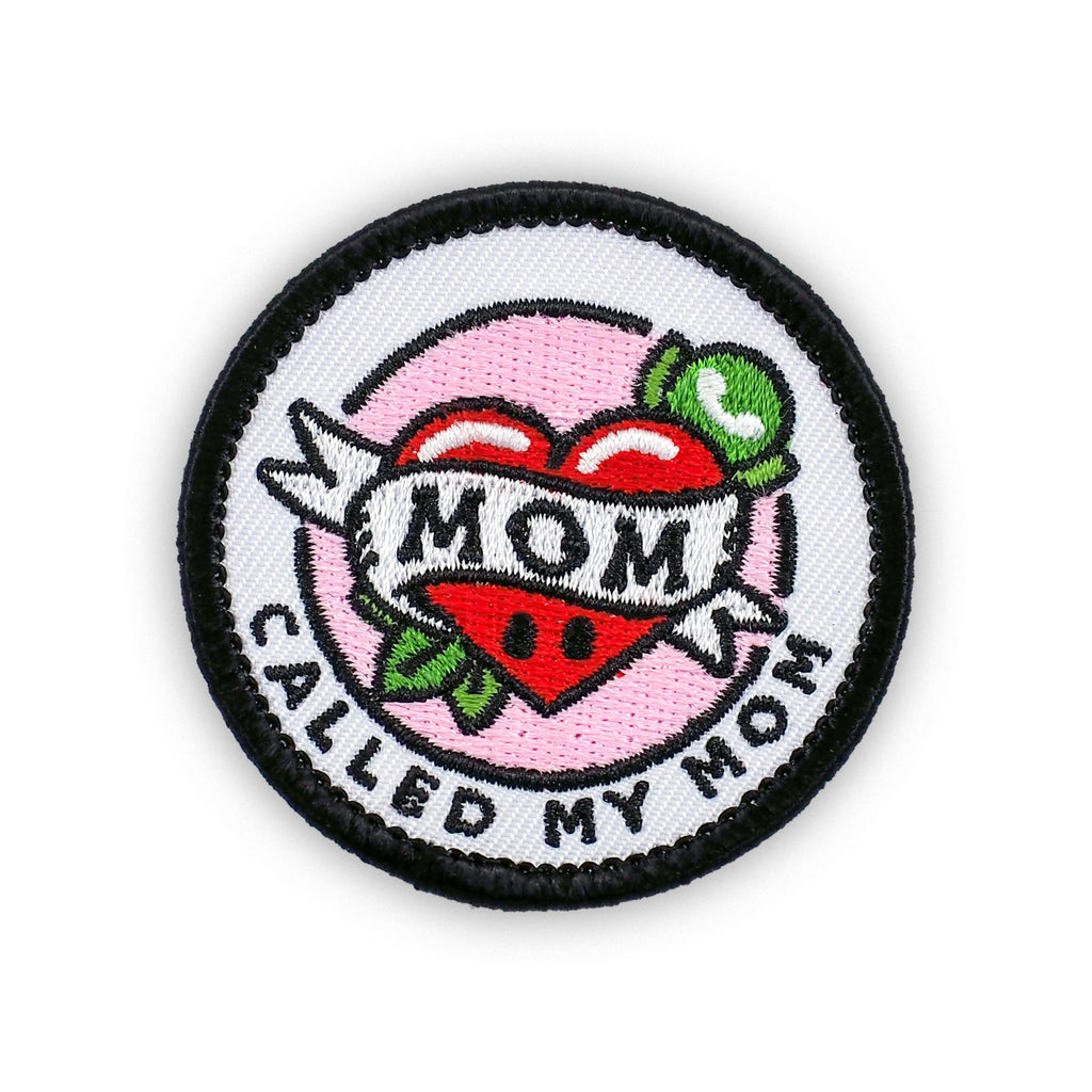 Adulting Merit Badge Embroidered Iron-On Patch (Called My Mom) – Winks ...