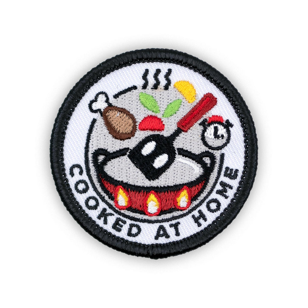 Adulting Merit Badge Embroidered Iron-On Patch (Cooked at Home) – Winks ...
