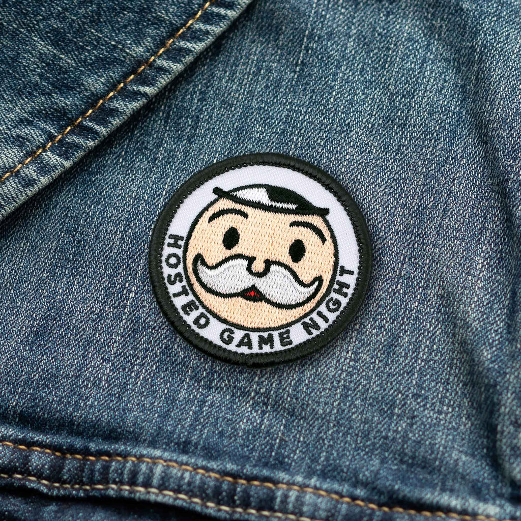 Adulting Merit Badge Embroidered Iron-On Patch (Hosted Game Night ...