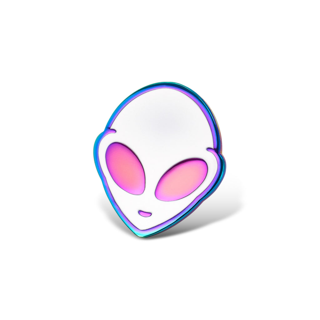 Iridescent Alien Extraterrestrial Hard Enamel Lapel Pin – Winks For Days