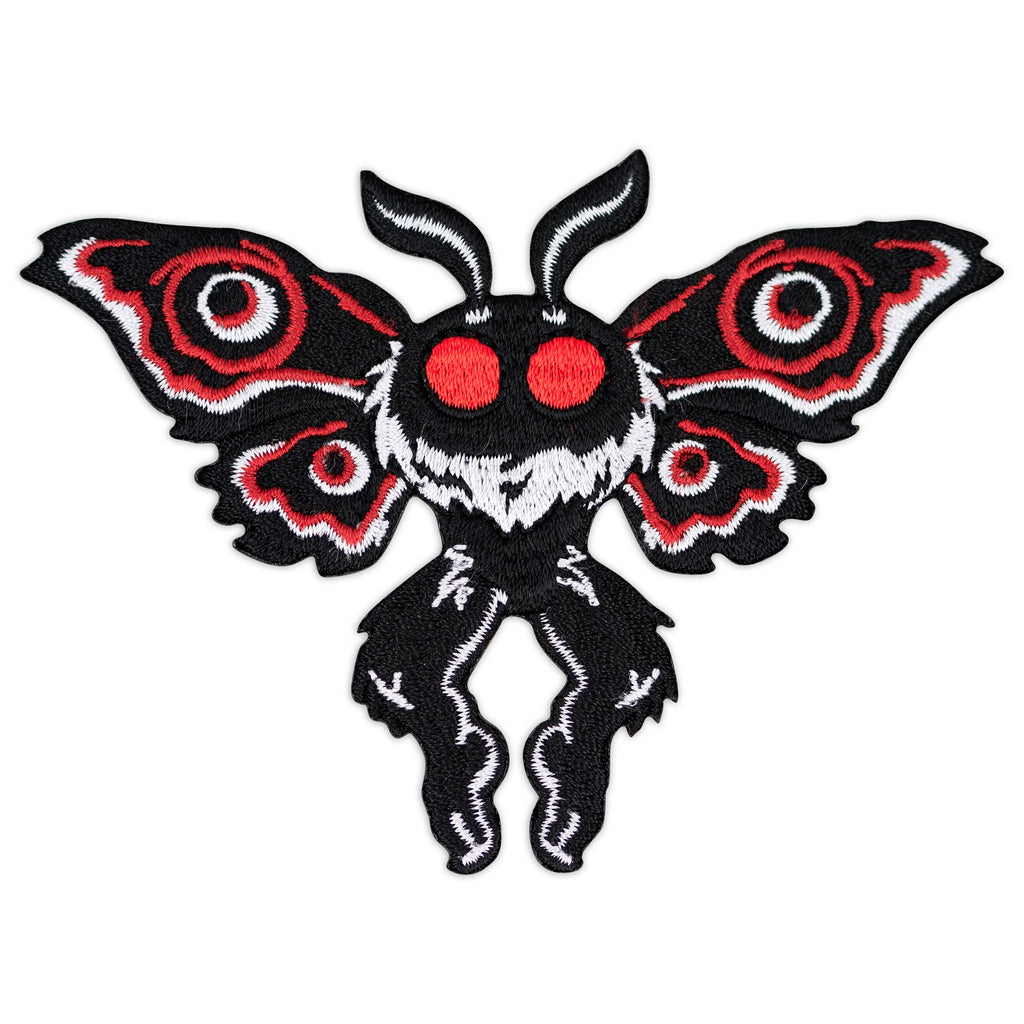 Mothman Cryptid Creature Embroidered Iron-On Patch – Winks For Days