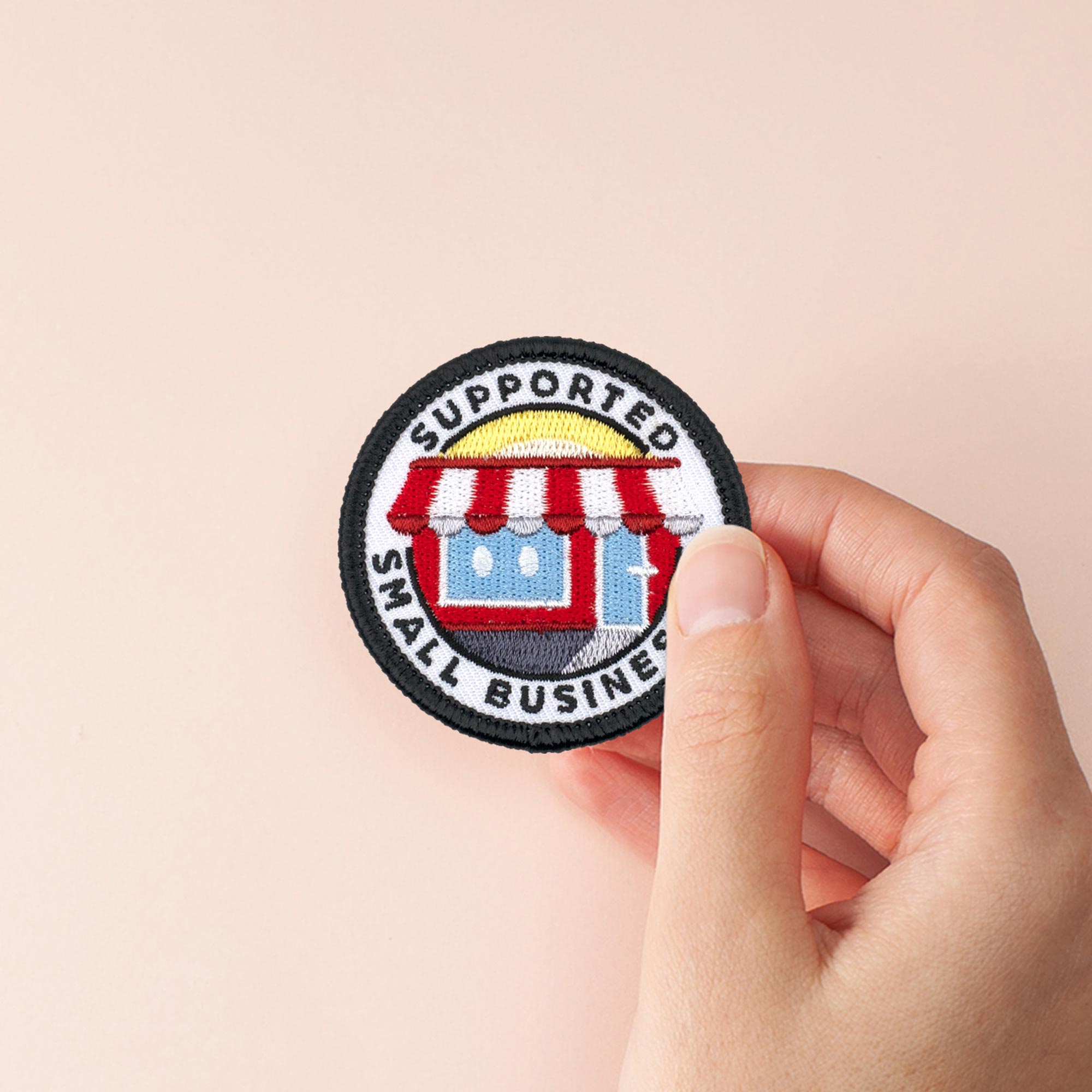 Adulting Merit Badge Embroidered Iron-On Patch (Supported Small Busine ...
